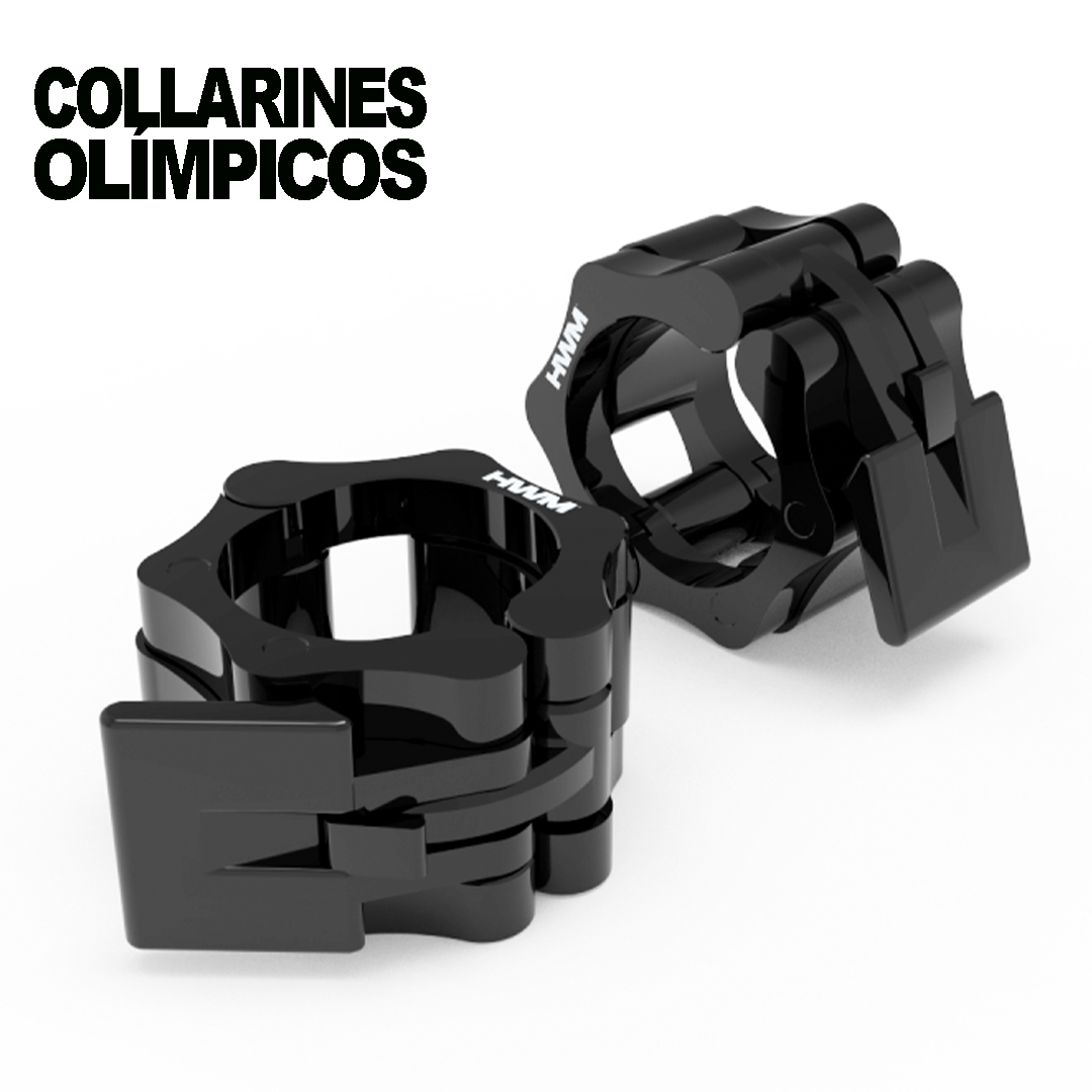 Collarines Olímpicos de Pvc 50mm Negro (Par) – fedesport